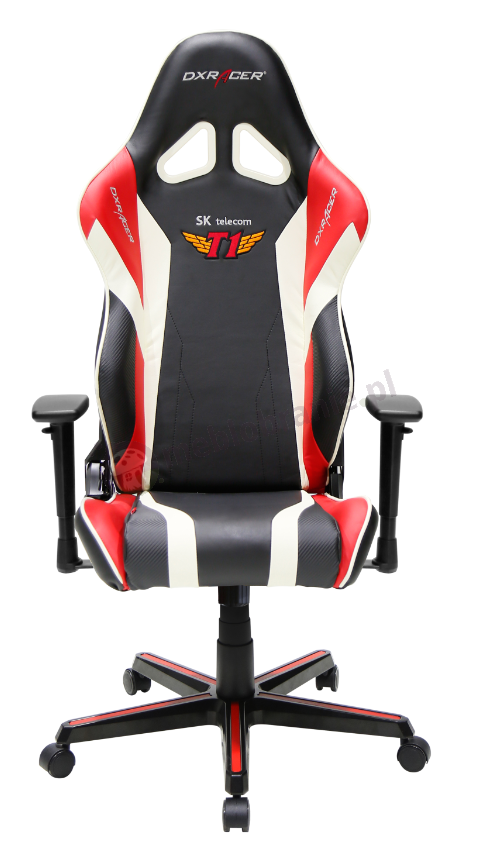 Fotel gamerski z logo T1 DXRacer RZ108/NR/SKT - Meblobranie.pl