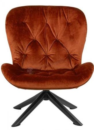 Actona Batilda fotel pikowany miedziany - Meblobranie.pl