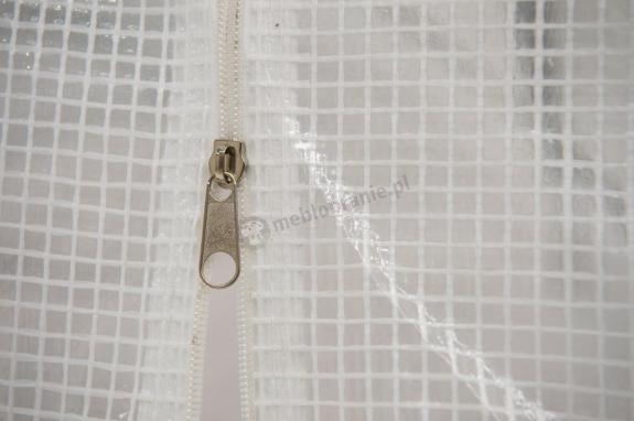 Folia na tunel metalowy 6x3m - biała - Meblobranie.pl