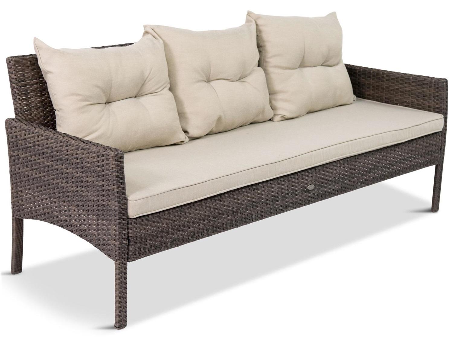 Sofa trzyosobowa Perata – Brown - Meblobranie.pl