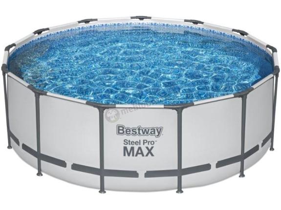 Bestway Zestaw Okrągły basen BESTWAY 396x122cm Steel Pro MAX